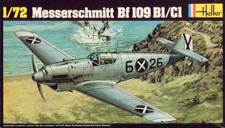 Messerschmitt Bf109C-1 in 1/72 from Heller - The Little Aviation Museum